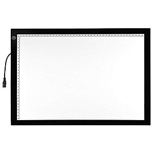 Yescom A3 LED Light Pad 17"x12" Light Box for Tracing Diamond Painting Light Board with Stand USB Power Artists Drawing Sketching Tattoo Animation