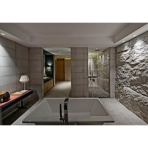 TOGU SUS304 Stainless Steel 8 "Shower Door Handle 24" Towel bar Combination, can be Used as Both Towel bar for Glass Shower Door and Bath Door Pull Handle, Polished Chrome Finish.