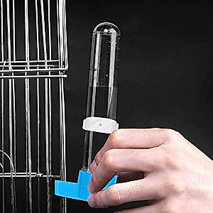 POPETPOP Pet Supplies 5pcs Bird Feeders Bird Water Dispensers for Cage Pet Bird Plastic Drinking Bottle Containers for Pet Parrot Birds Budgie Lovebirds Cockatiel 120ml Pet Water Bottle