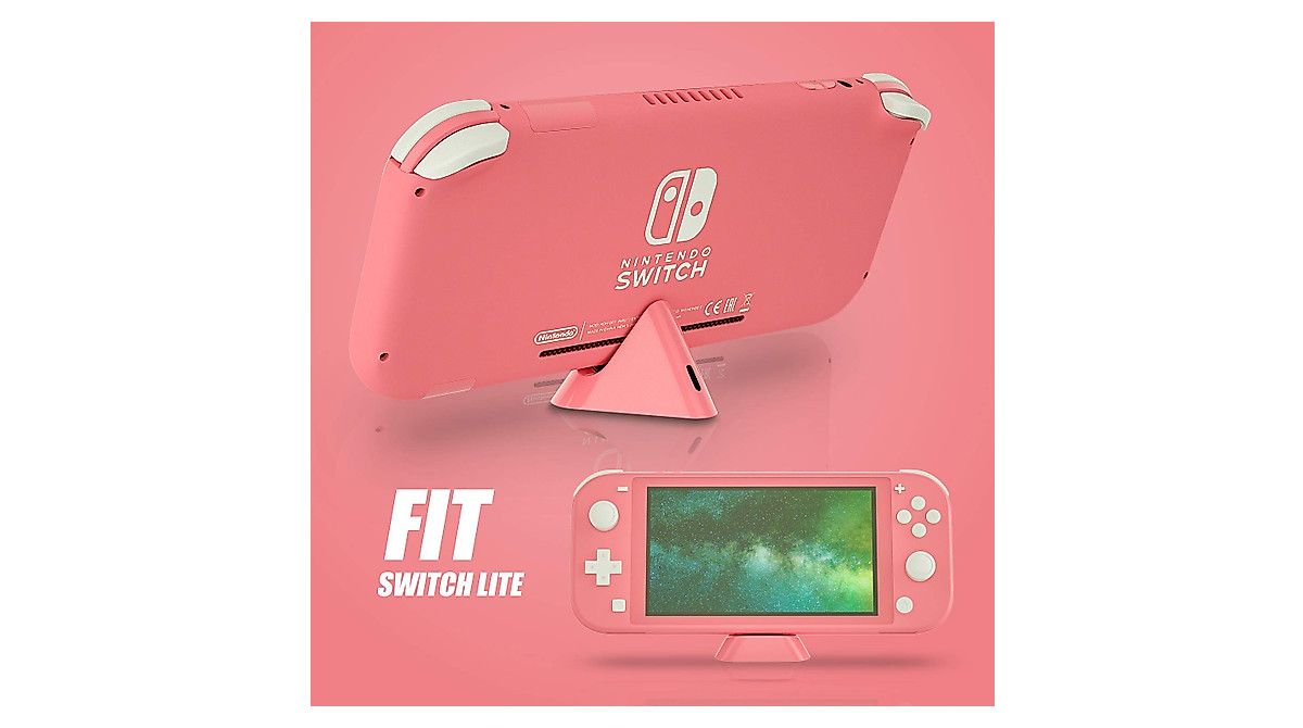 Compact Charging Dock for Nintendo Switch Lite - Coral