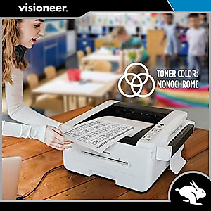 Visioneer Printer Toner Cartridge, Replacement Laser Printer Toner Refill Cartridge for Rabbit PC30dwn Laser Printer / Copy Machine, 3,000 Page Yield