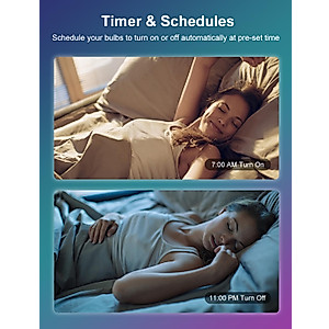 HYDONG Smart Light Bulbs, 15W Color Changing Light Bulbs Compatible with Alexa Only, A19 Alexa Light Bulbs, Tunable 2700K-6000K E26/E27 Bluetooth LED Lights for Bedroom, Living Room 1Pack