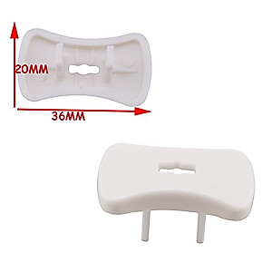 EliteBaby Cover Outlet Plug Protector with Key for Baby Safety, 6 Pack