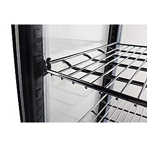 KoolMore CDCU-3C-BK Display Refrigerator, Black, 3cubic feet