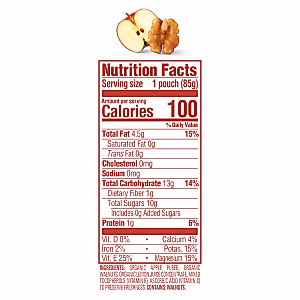 Happy Baby Organics Nutty Blends, Apple & Walnut Butter, 3 Ounce (Pack of 8)