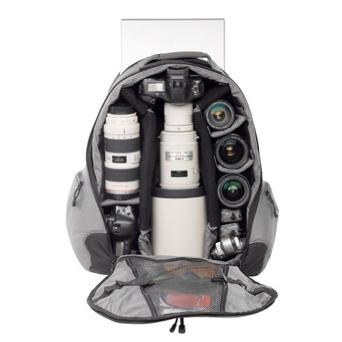 Tenba Shootout Large Backpack with Wheels - Silver/Black (632-332)