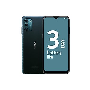 Nokia G21 Dual-SIM 64GB ROM + 4GB RAM (GSM Only | No CDMA) Factory Unlocked 4G/LTE Smartphone International Version - Nordic Blue