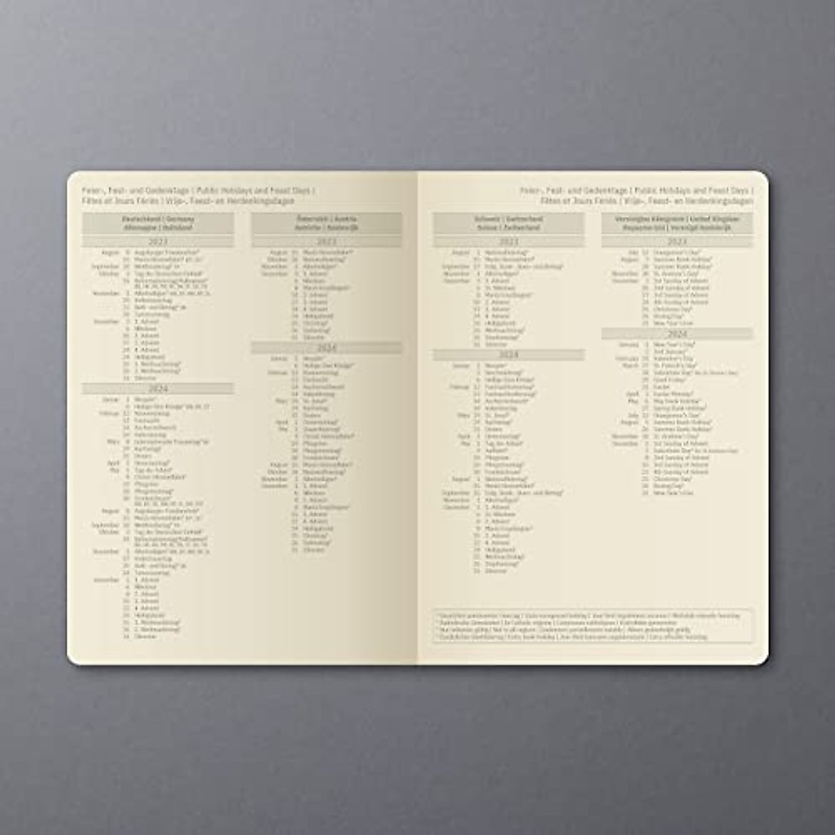 Sigel C2401 Conceptum Weekly Planner 2023/2024, Approx. A5, Approx. A5, Black, Hardcover, 2 Pages = 1 Week, 256 Pages