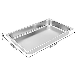 Fetcoi French Fry Warmer, Commercial Heat Lamp Food Warmer Strip Warmer, 500W Free-Standing Warming Dump Station Countertop for Chips Churros Fried Food