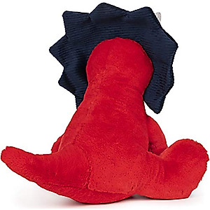 GUND Carson Triceratops Dinosaur Plush Stuffed Animal, Red and Blue, 12"