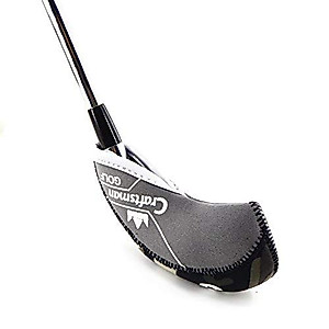 Craftsman Golf 11pcs/set Camouflage Black & Gray Splice Neoprene Golf Club Head Cover Wedge Iron Protective Headcover for Mizuno Callaway, Ping, Taylormade, Cobra, Etc.