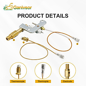 Ganivsor F278527 Pilot Assembly Portable ODS for Mr.Heater Big Buddy MH18B MH9B MH9BX and Dewalt Small Propane Heater Parts - 78422 Space Heater Pilot