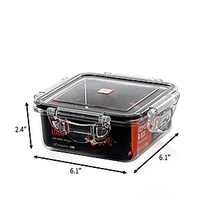 gotman Airtight Food Storage Container With Lid (26.4 oz) - Leak-Proof Lunch Box | BPA-Free | Meal Prep | Microwave, Freezer and Dishwasher Safe | Kitchen Fridge Organizer Boxes | Fresher Food