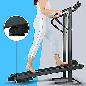 [6 Pack] Exercise Equipment Mat 4" x 4" x 0.5" Pads - Treadmill Mat for Carpet Protection - Protective Anti-Slip Treadmill Pad for Hardwood Floors & Carpets - Home Gym Accessories - Protect Floors