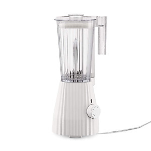 Alessi Plissé MDL09W/USA - Blender in Thermoplastic Resin, Graduated Pitcher in PCTG, US Plug 700W, White