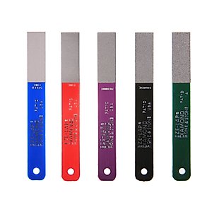 EZE-LAP L PAK5 Set SF/F/M/C/XC Color Coded Diamond Hones