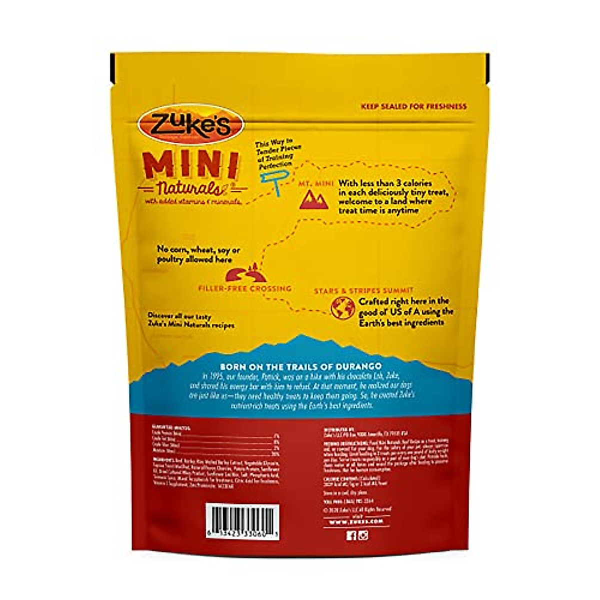 Zuke's Mini Naturals Dog Training Treats, Salmon Recipe, Soft Mini Dog Treats with Vitamins & Minerals, Made for All Breed (16 Ounce (Pack of 2))