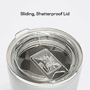 Corkcicle Triple Insulated Coffee Mug with Lid and Handle, Black, 16 oz – Stainless Steel Travel Mug Keeps Beverages Hot for 3+ Hours – Non-Slip, Easy-Grip, Spill-Resistant Tumbler