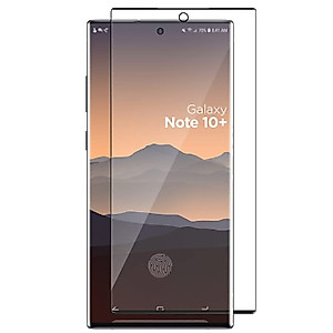 magglass Galaxy Note 10 Plus Tempered Glass Screen Protector Anti Bubble UHD Clear Full Coverage Resistant Screen Guard for Samsung Note 10+ (Case Friendly)