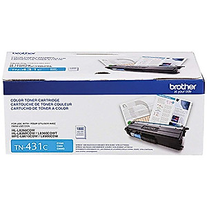 Brother MFC-L8610CDW Toner Cartridge Set (TN431) with Drum Unit (DR431CL)