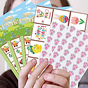 Funnlot Easter Games for Party Easter Bingo Game for Kids with 24 Players Easter Party Supplies for Family Classroom Activities