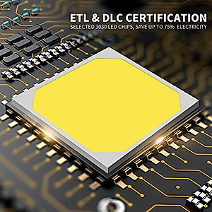 70W LED Wall Pack Light, 5000K 8400LM Commercial and Industrial Light with Photocell Sensor, Outdoor Security Lights for Buildings Warehouse Parking Lot