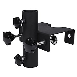 VANROUG Heavy Duty Parasol Holder Patio Umbrella Stand Mount Umbrella Stand Bench Buddy Umbrella Holder Fixed Clip Umbrella Clamp for Deck,Chair,Desk,Dock,Beach Courtyard Balcony,Boats,Tailgates