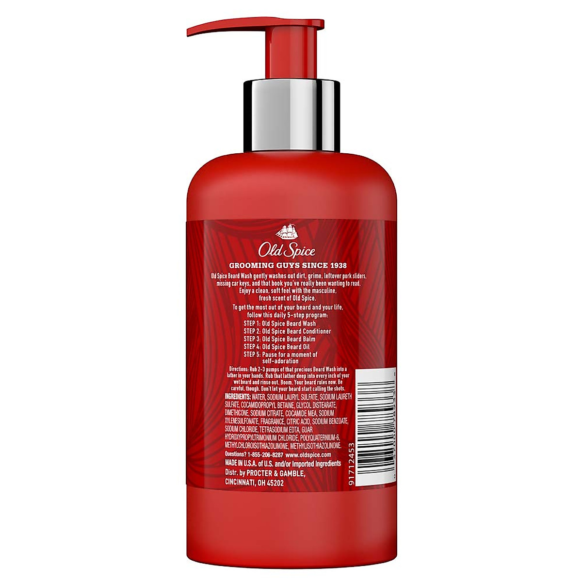 Old Spice, Beard Wash, Shampoo for Men, 7.6 fl oz