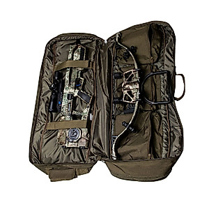 Excalibur Explore Take-Down Series Hunting Durable Versatile Spacious Nylon Zippered Padded Secure Crossbow Case with Shoulder Strap, Padded Handles, Internal Straps and Multiple Pockets