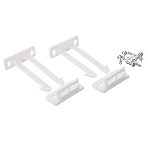 Dreambaby Twin Pin Latches, White (2 Pack)