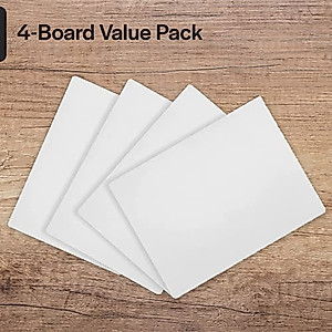 Professional White Cutting Board Mat 4 Pack Set, NSF Certified, 24 x 18 Inch Extra Large