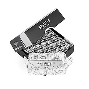 Premium Single Edge Razor Blades - Swedish Steel Razor Blades for Safety Razors and Straight Edge Razors, by GRAVITY RAZORS (100 Count)