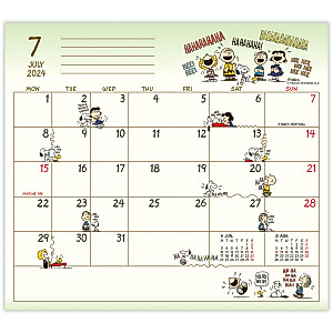 Hallmark 824-532 Snoopy Notebook, 2024, Slim, Monthly, Dog House (Begins October 2023)