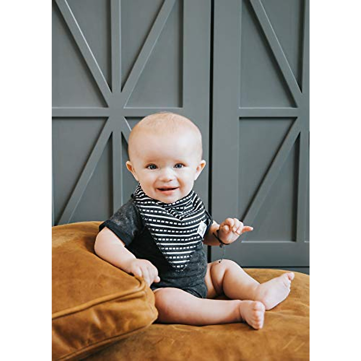 Copper Pearl Baby Bandana Drool Bibs for Drooling and Teething 4 Pack Gift Set Diesel, Soft Set of Cloth Bandana Bibs for Any Baby Girl or Boy, Cute Registry Ideas for Baby Shower Gifts