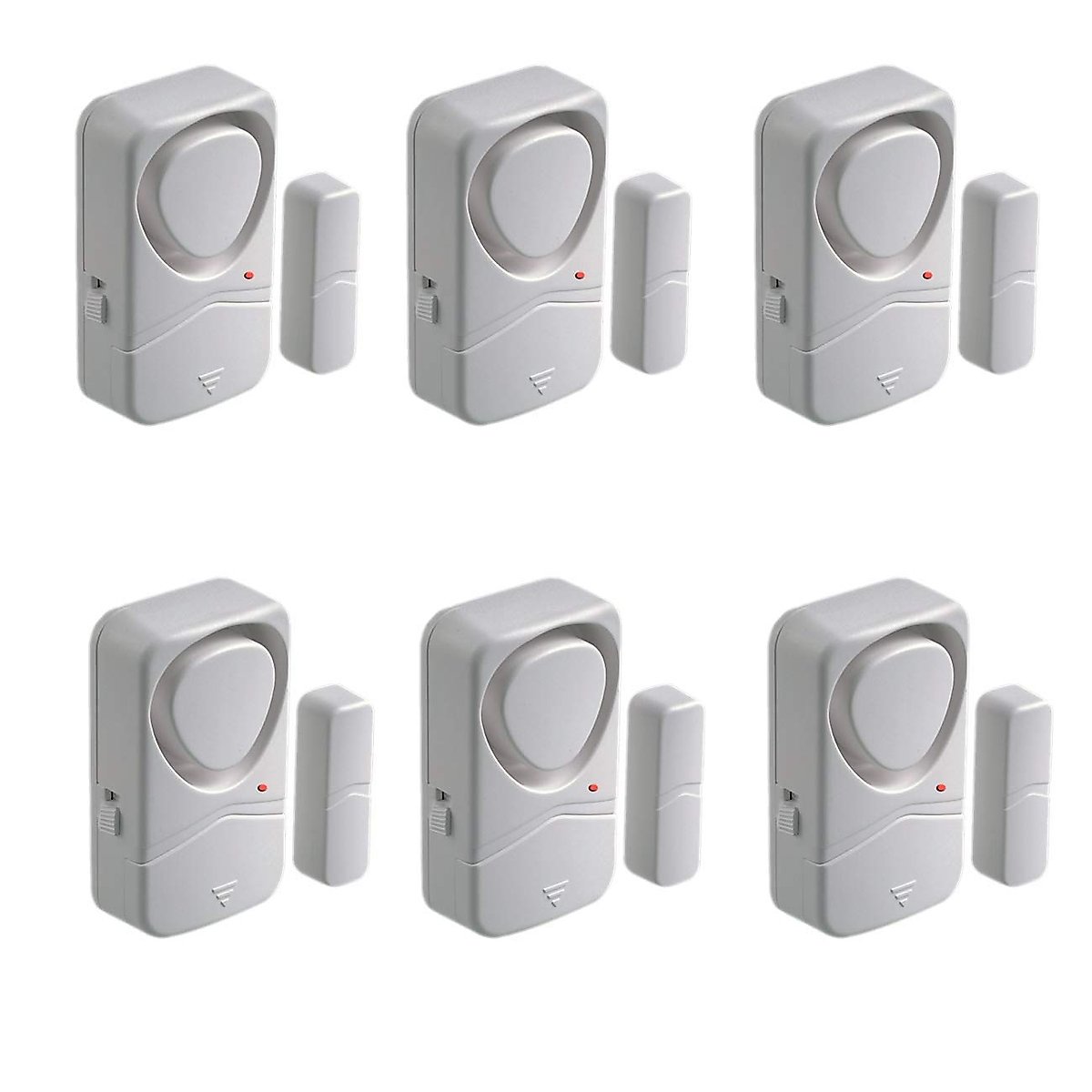 HENDUN Bundle of Door Windows Alarms for Home Security 2 Sets with Remote and 6 Sets Without Remote