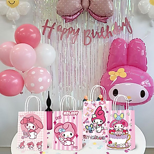 Generic 16 Pcs 𝗠𝘆 𝗠𝗲𝗹𝗼𝗱𝘆 Party Bags,Party Favor Bags,𝗠𝗲𝗹𝗼𝗱𝘆 Theme Birthday Party Decorations, Goody Bags Candy Gift Bags for Adults Boy Girls Birthday Party, pink