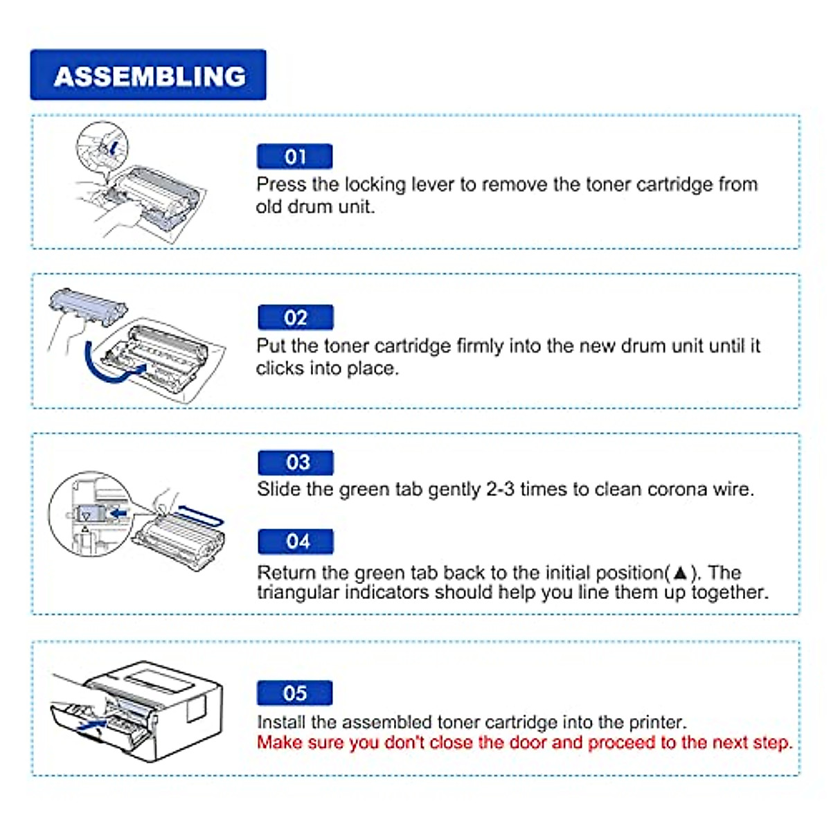 iamstech DR630 DR-630 Drum Unit 2-Pack Replacement for Brother MFC-L2700DW HL-L2300D HL-L2340DW HL-L2380DW MFC-L2740DW DCP-L2540DW HL-L2305W HL-L2360DW Printer Black