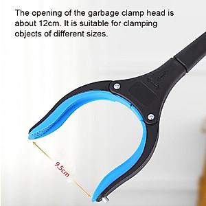 JBNCRYGD 32" Grabber Reacher Tool, Foldable Reacher Grabber Pickup Tool with 360° Rotating Jaw & Magnet, Trash Picker Upper Grabber, Lightweight Grabbers,D