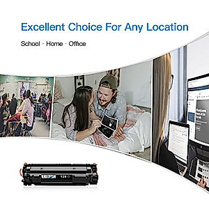 LxTek Compatible Toner Cartridge Replacement for Canon 128 CRG128 3500B001AA to use with FaxPhone L190 L100 ImageCLASS D530 D550 MF4570dw MF4770n MF4880dw MF4890dw MF4450 MF4420n Printer (1 Black)