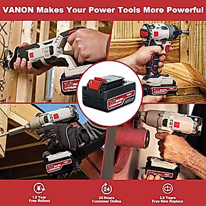 VANON 7.0Ah 20V PCC685L Batteries Replacement for Porter Cable 20V Battery Lithium PCC685LP PCC682L PCC680L PCC680LP 20Volts Batteries,Compatible with Porter Cable 20V Tools 2Packs