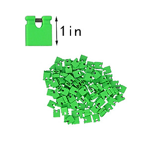 Miayon Jumper Caps Kit, 600PCS 2.54mm Short Circuit Cap Jumper Bridge Plug for Arduino Raspberry Pi PCB PC DVD HDD