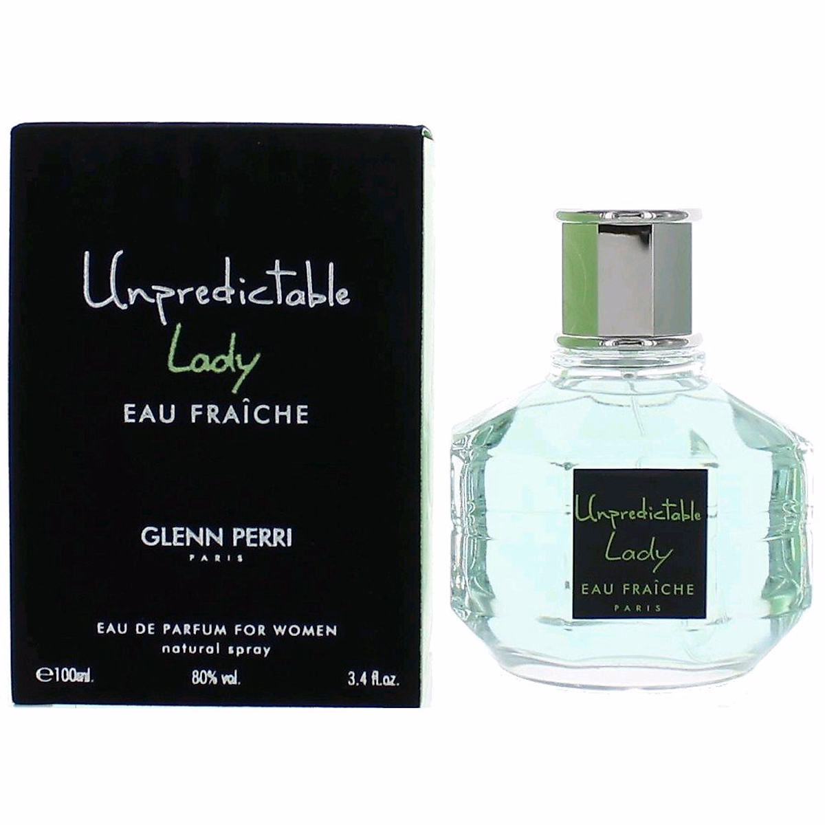 Glenn Perri Unpredictable Lady Eau Fraiche Eau De Parfum Spray for Women, 3.4 Ounce