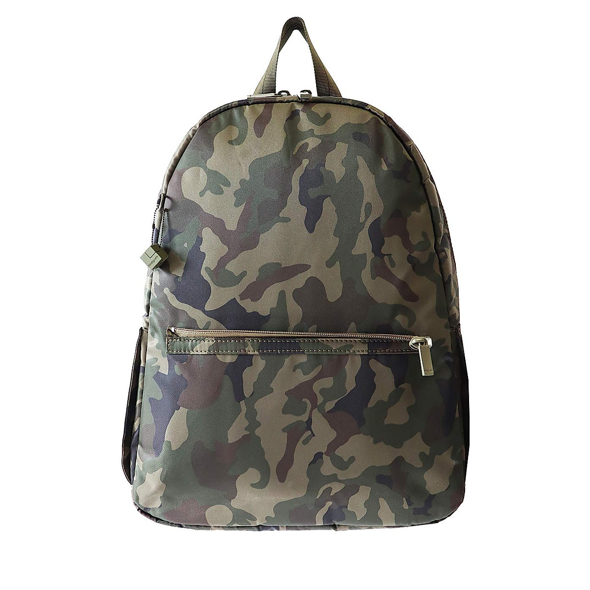 Hedgren Earth Sustainably Made Backpack with Detachable Waistpack, Olive Camo Green