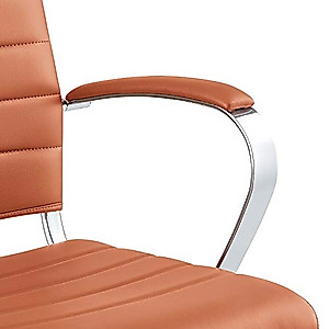 Modway Jive Office Chair, Mid Back, Terracotta