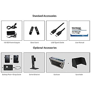 LILLIPUT Lilliput Live Stream Monitor 21.5 inch Quad Split Multi View IPS 1920x1080 HDMI 3G-SDI PVM220S Type-C Input Video Assist