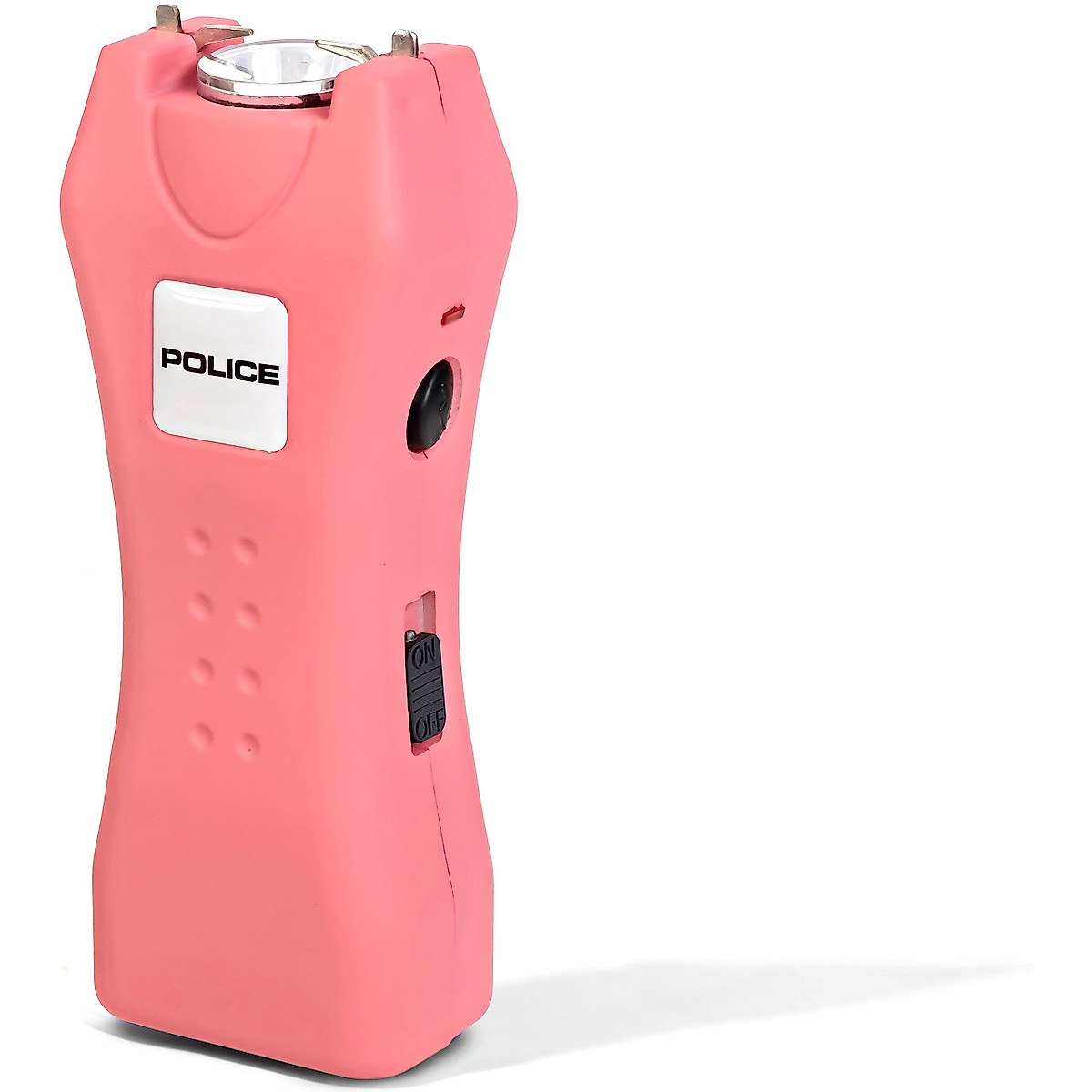 POLICE Stun Gun 618 - Mini Rechargeable with LED Flashlight, Pink