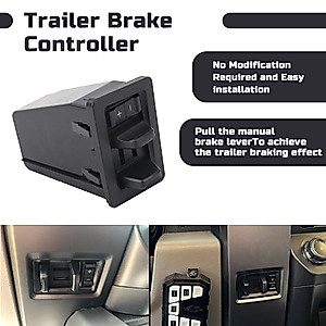 JUEDIMA in-Dash Trailer Brake Controller Module Kit Fits for F150 2015-2020 | Replace Part # FL3Z-19H332-AA, JL3Z-19H332-AA, JL3Z2C006AA