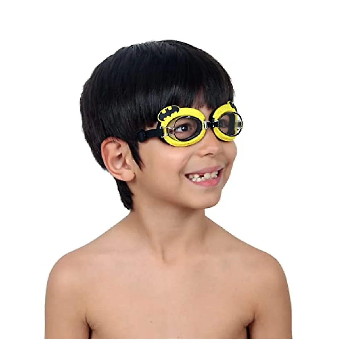 OverArm kids goggles for swimming 3-6 - Swimming Goggles for Kids under 10 (Ages 3-6) Recommended by Olympic Swimmers (Batman)