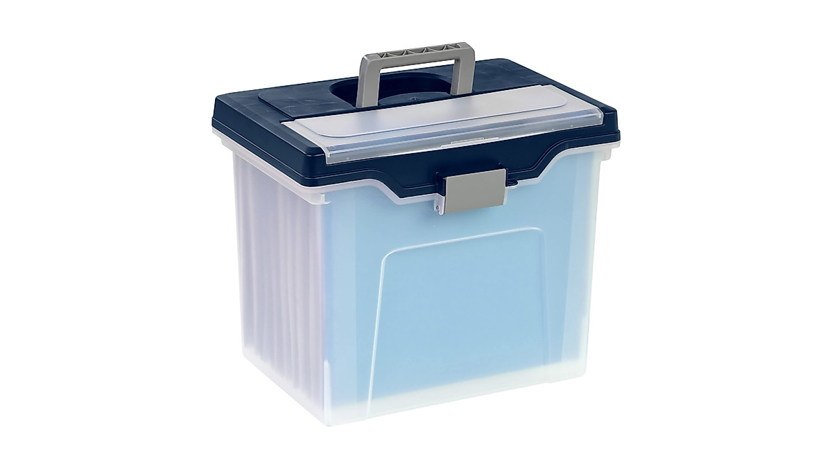 Office Depot Mobile File Box - Portable, Secure & Durable Storage