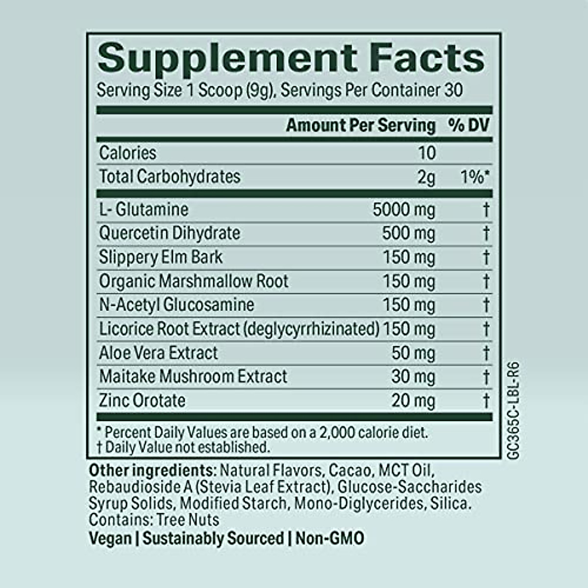 United Naturals Official Nature MD Gut Connect 365 9.9oz Chocolate Coconut